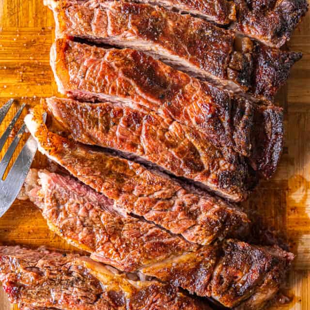 Ancho Chile Rubbed Ribeye Steaks » Hangry Woman®